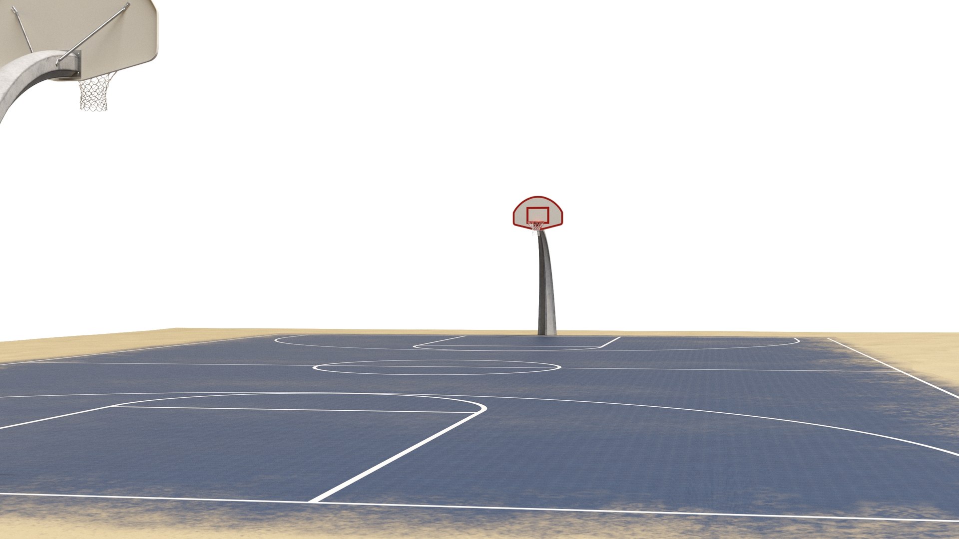 3D Basketball Court - TurboSquid 2319823