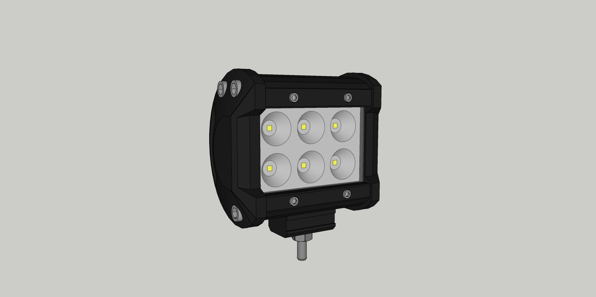 Led Light 4 Inch 3D Model - TurboSquid 1402103