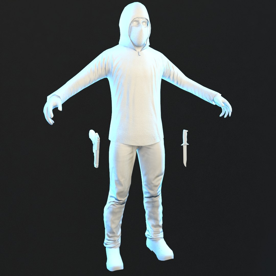 3D robber 2019 - TurboSquid 1410423