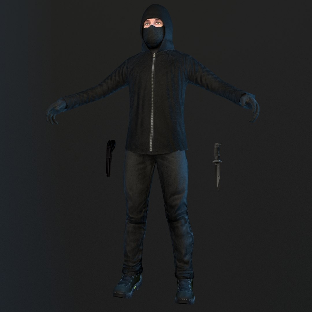 3D Robber 2019 - TurboSquid 1410423