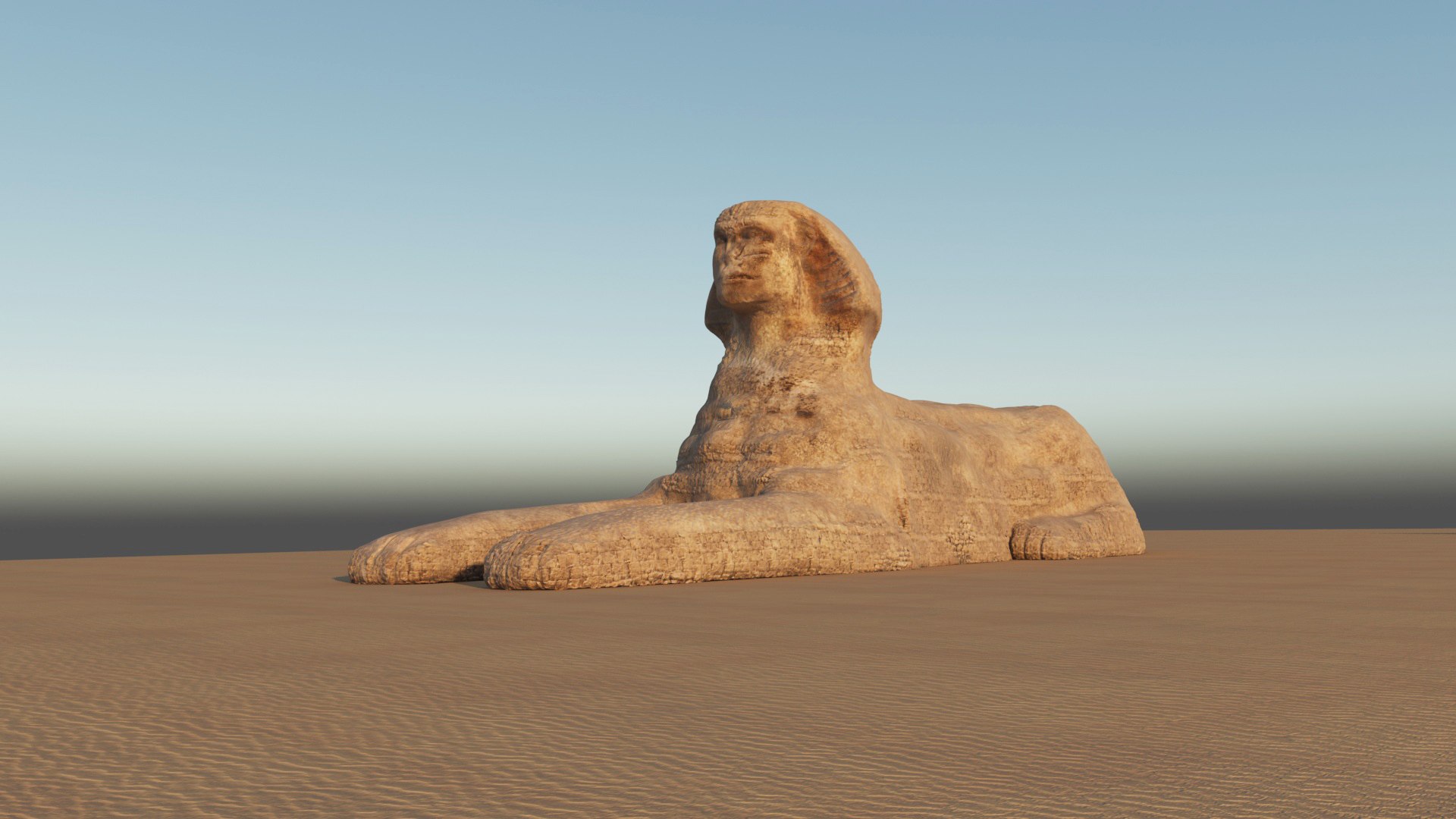 Great Sphinx Pyramid 3D Model - TurboSquid 1283314