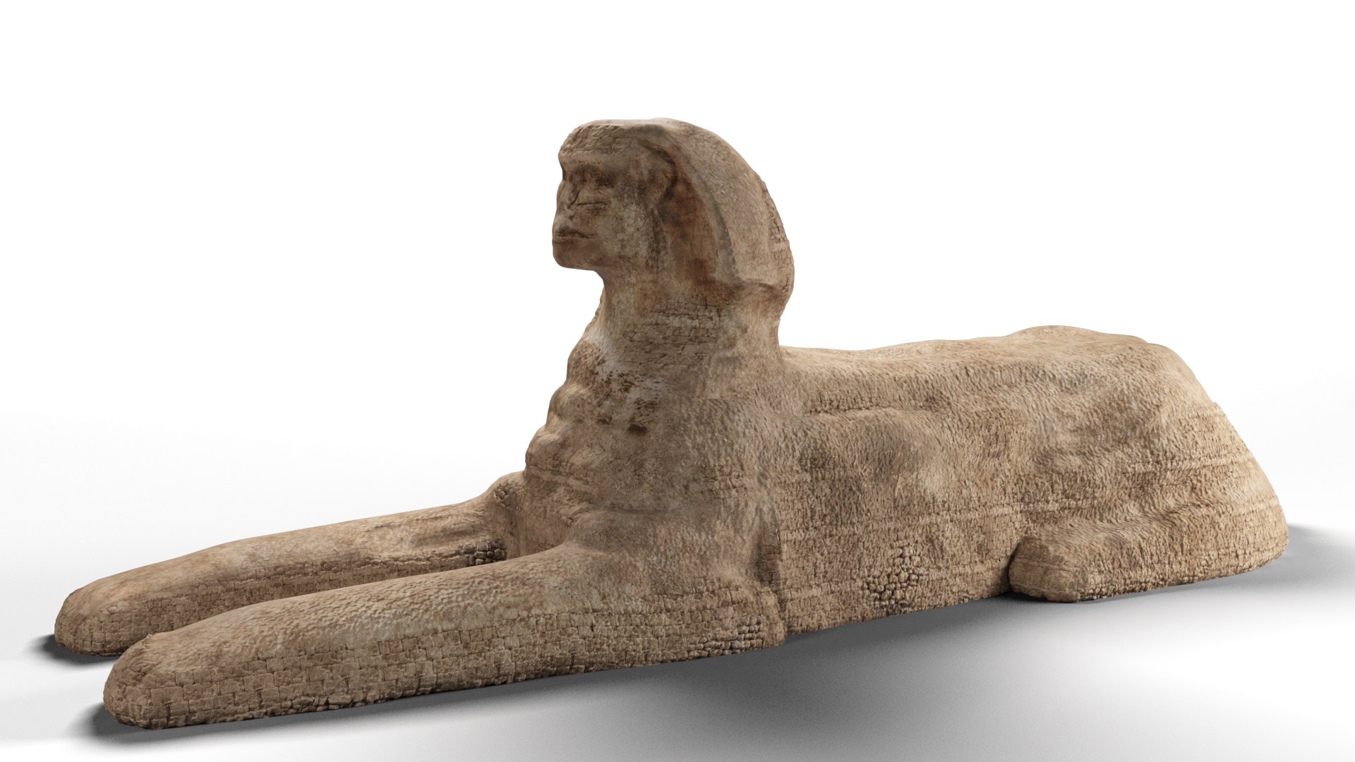 Great Sphinx Pyramid 3D Model - TurboSquid 1283314