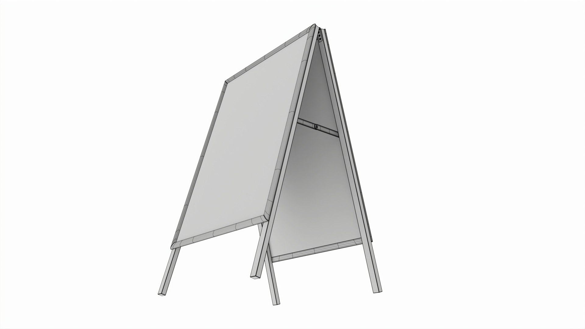 3D Model Dual Pavement Sign Poster - TurboSquid 2224822