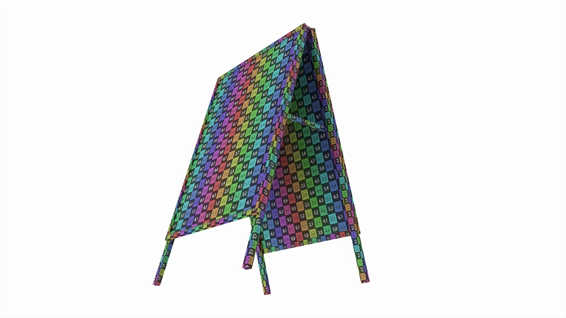 3D Model Dual Pavement Sign Poster - TurboSquid 2224822