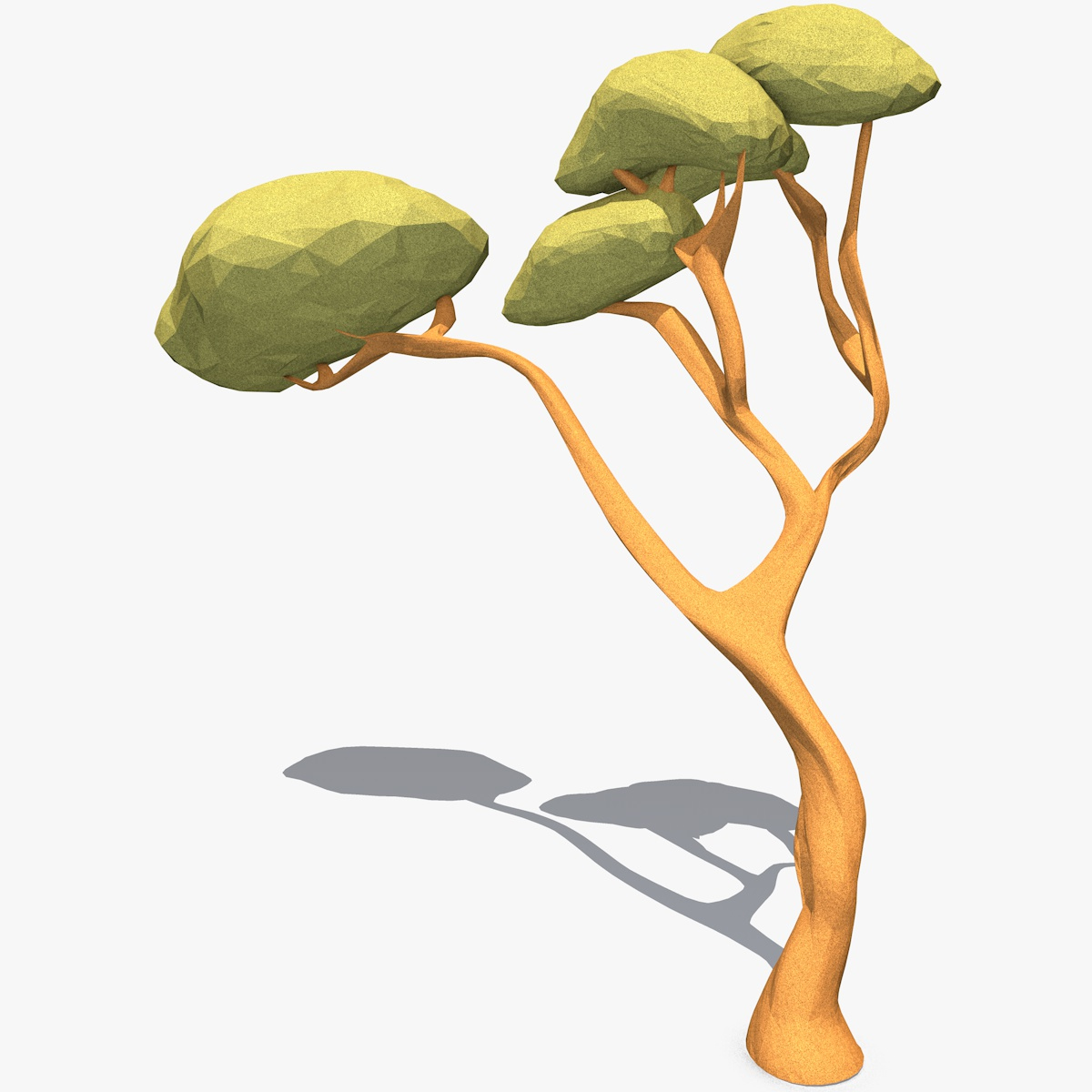 3ds max cartoon tree