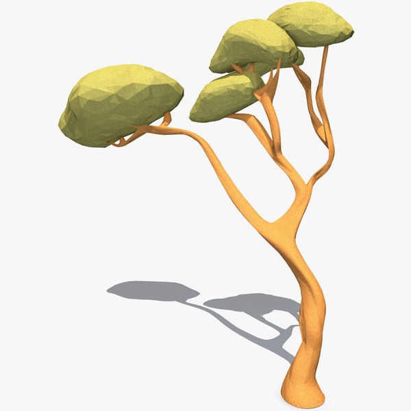 3ds max cartoon tree
