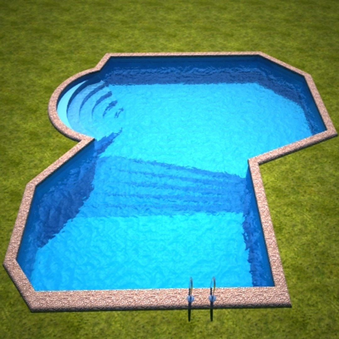 3dsmax swimming pool