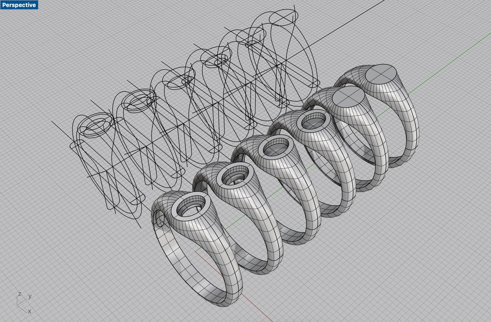 Oval 8x6 Mm Signet Rings 174 Items 3D Model - TurboSquid 2314321