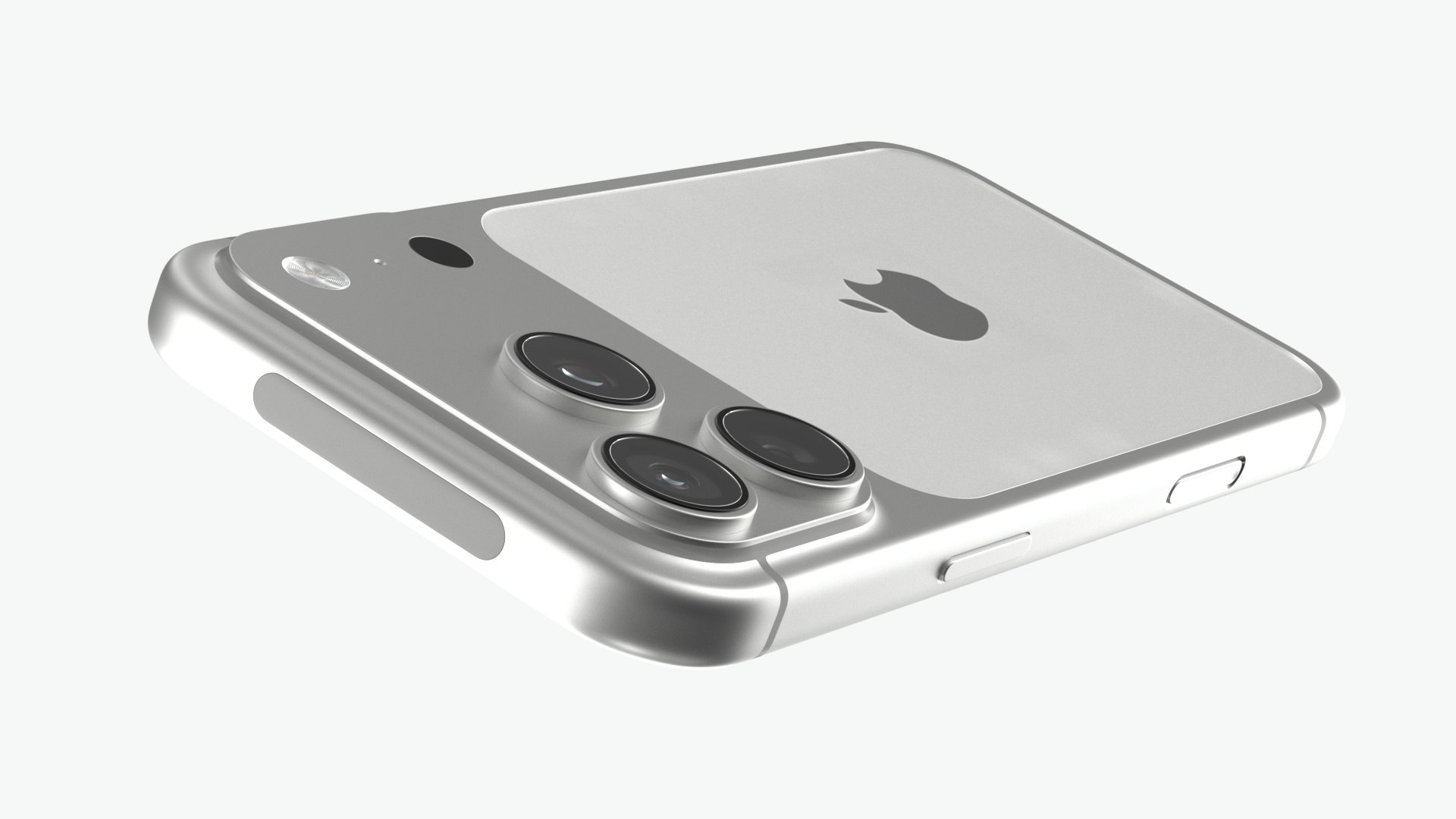 Apple IPhone 17 Pro Silver Model - TurboSquid 2460713