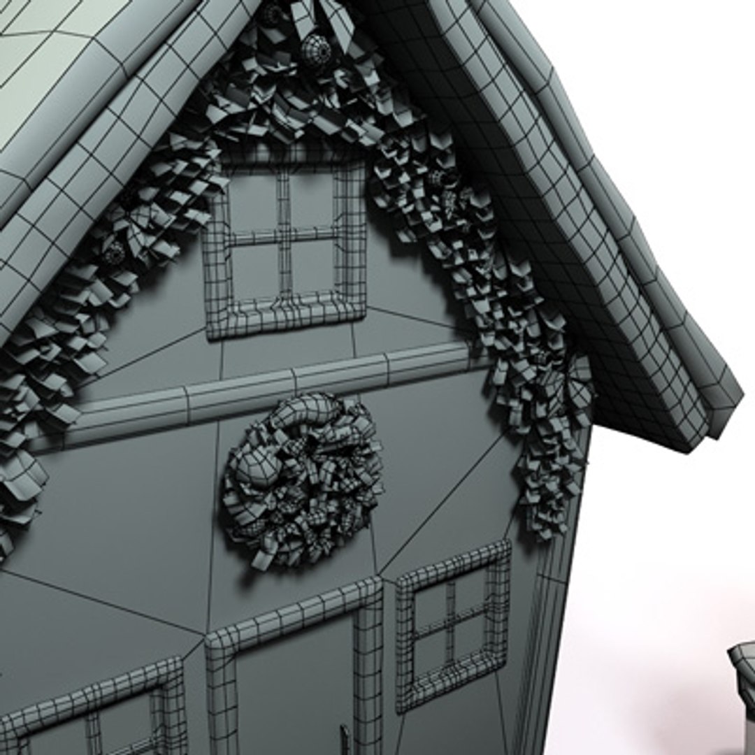 3d Model Home Santa Claus