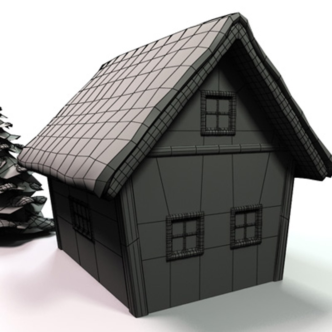 3d Model Home Santa Claus