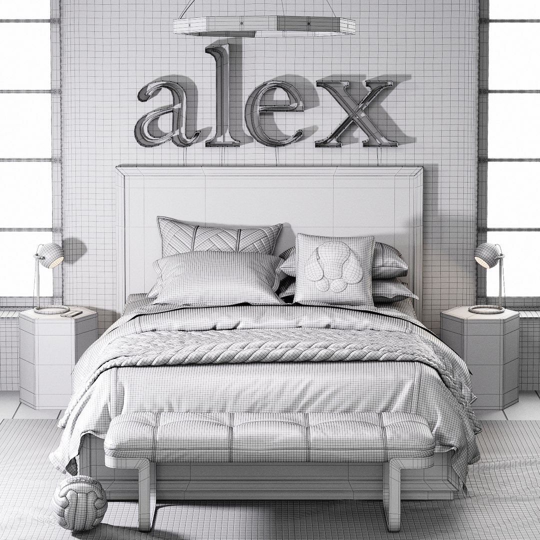 3D Boy Forrest Storage Bed Model - TurboSquid 1269969