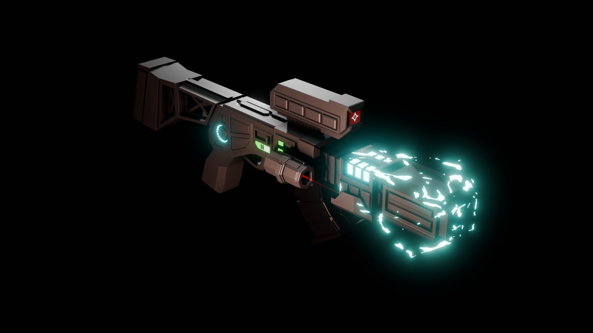 Science Fiction Stun Gun 3D Model - TurboSquid 2274308