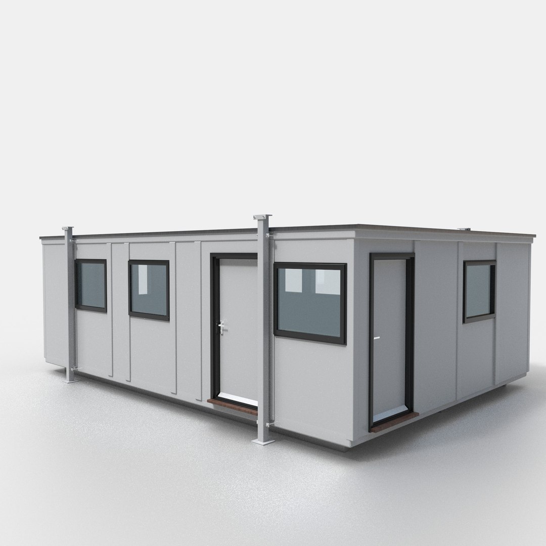 Warehouse Office Welfare Unit 3D - TurboSquid 2411876
