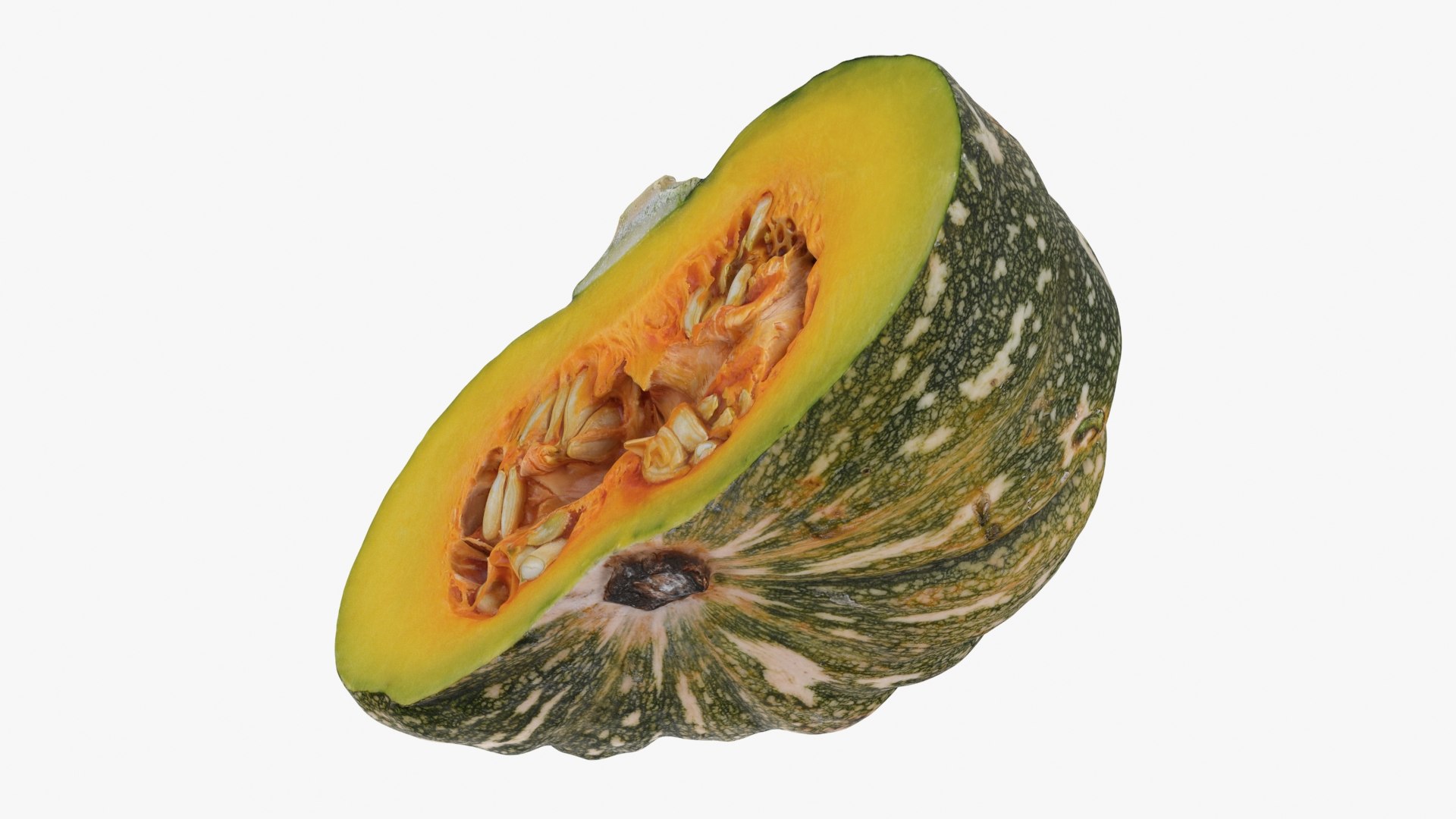 Asian Pumpkin Half 3D Model - TurboSquid 2212803