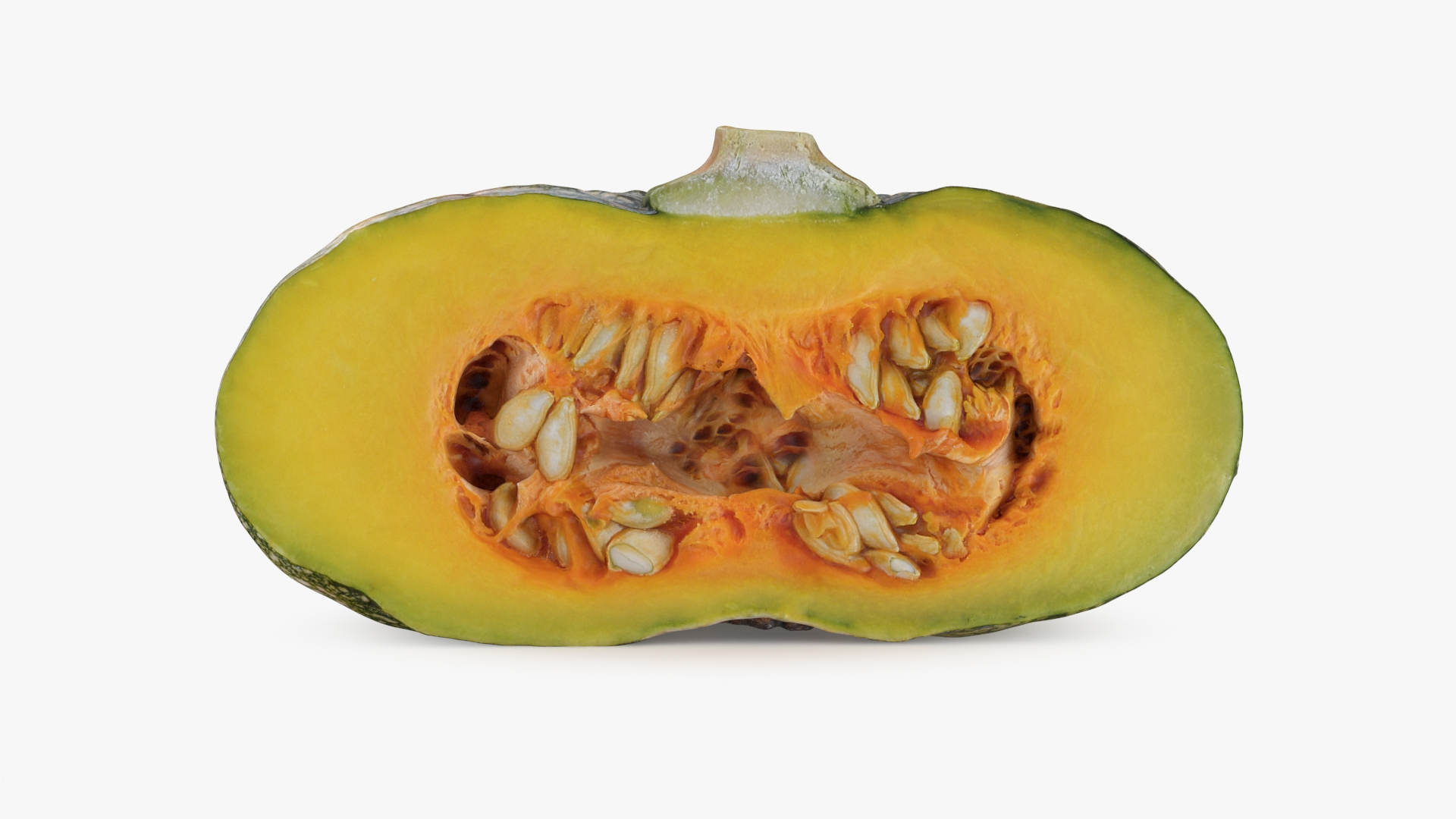 Asian Pumpkin Half 3D Model - TurboSquid 2212803