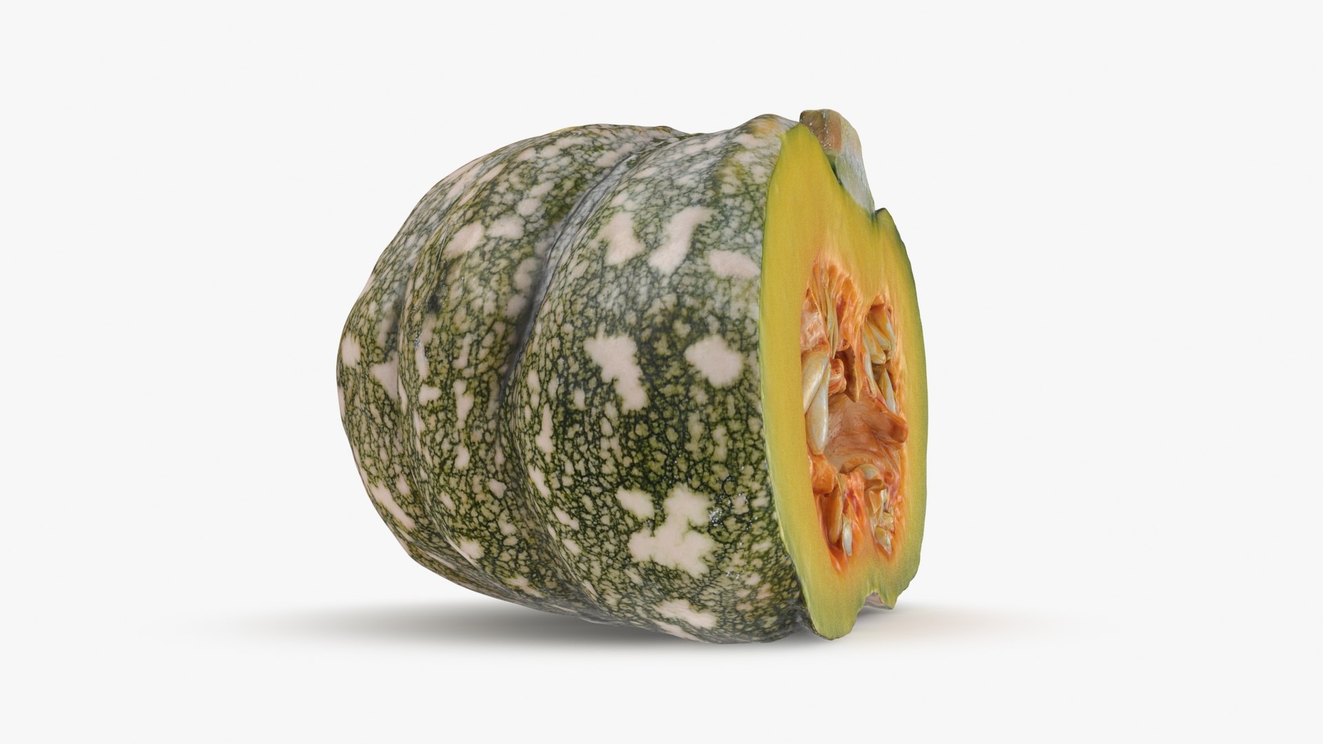 Asian Pumpkin Half 3D Model - TurboSquid 2212803