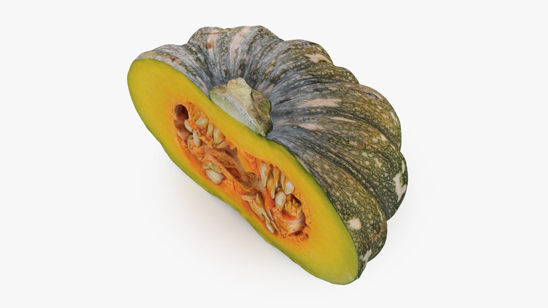 Asian Pumpkin Half 3D Model - TurboSquid 2212803