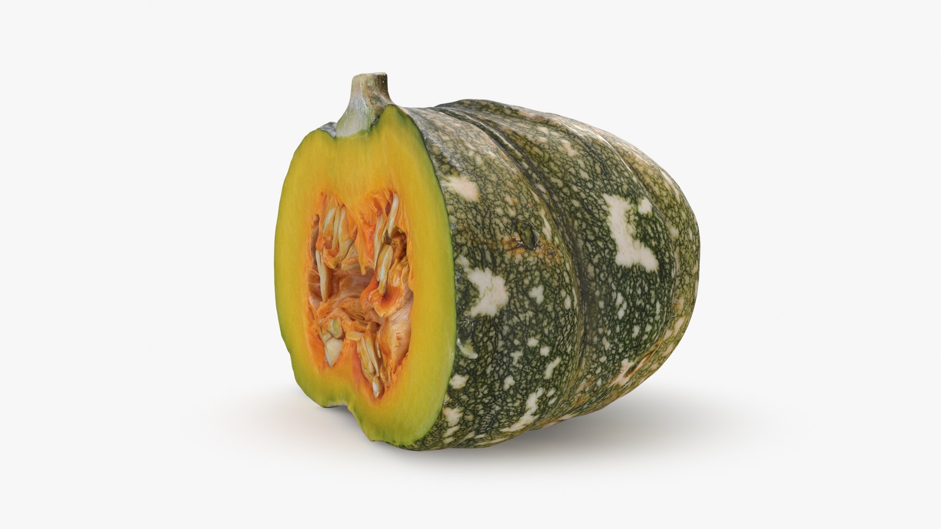 Asian Pumpkin Half 3D Model - TurboSquid 2212803