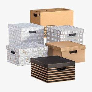 3D architectural boxes model - TurboSquid 1453717