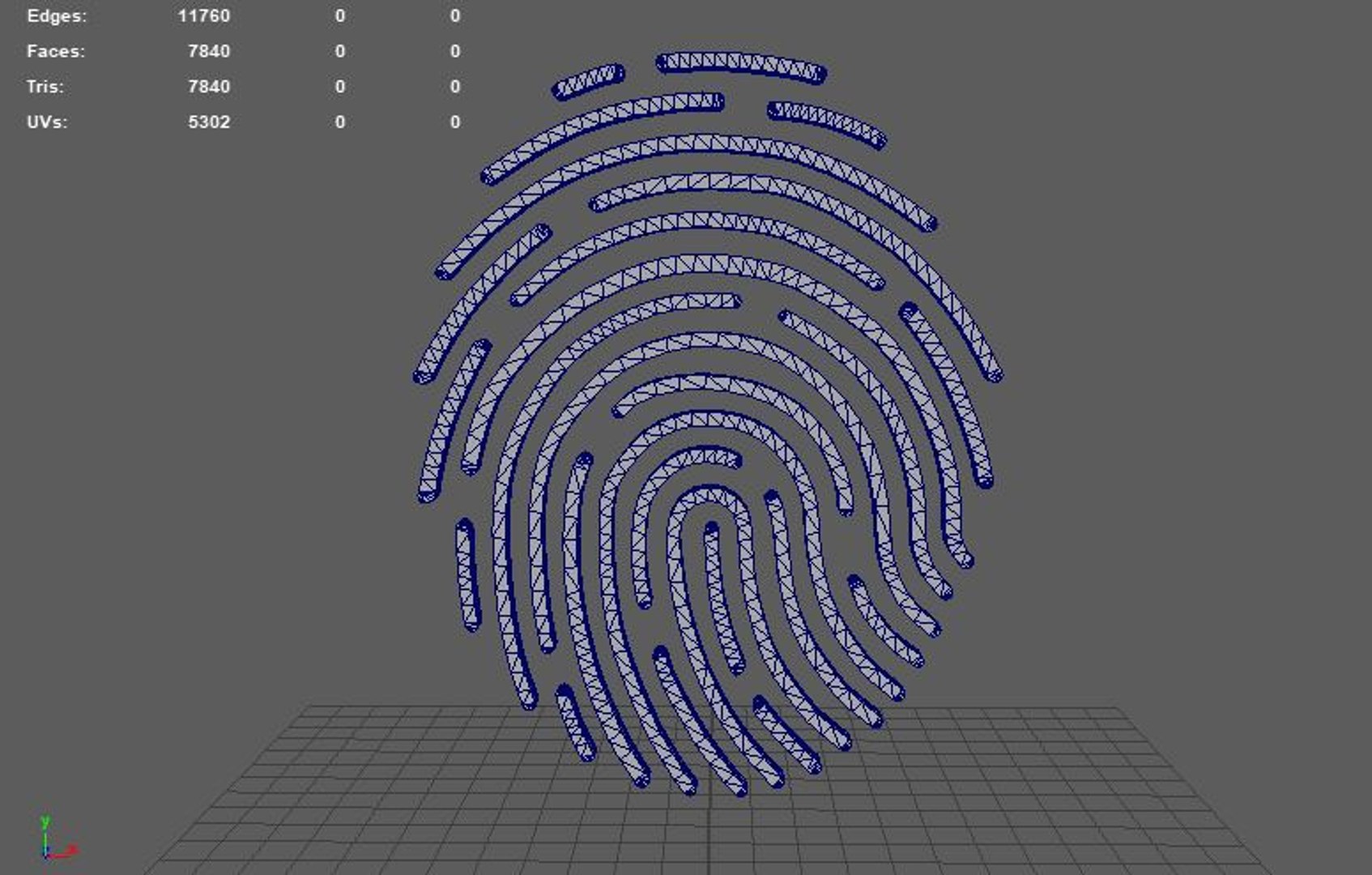 3D Fingerprint Icon 3D Model Model - TurboSquid 2337988