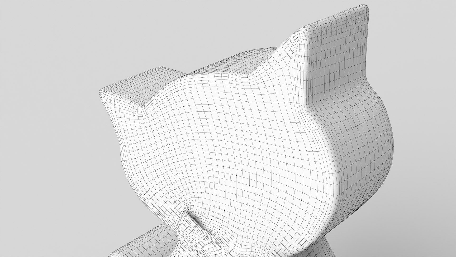 Wooden Deco Cat 3D - TurboSquid 1955475