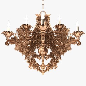 Candle Chandelier Maya Models for Download | TurboSquid