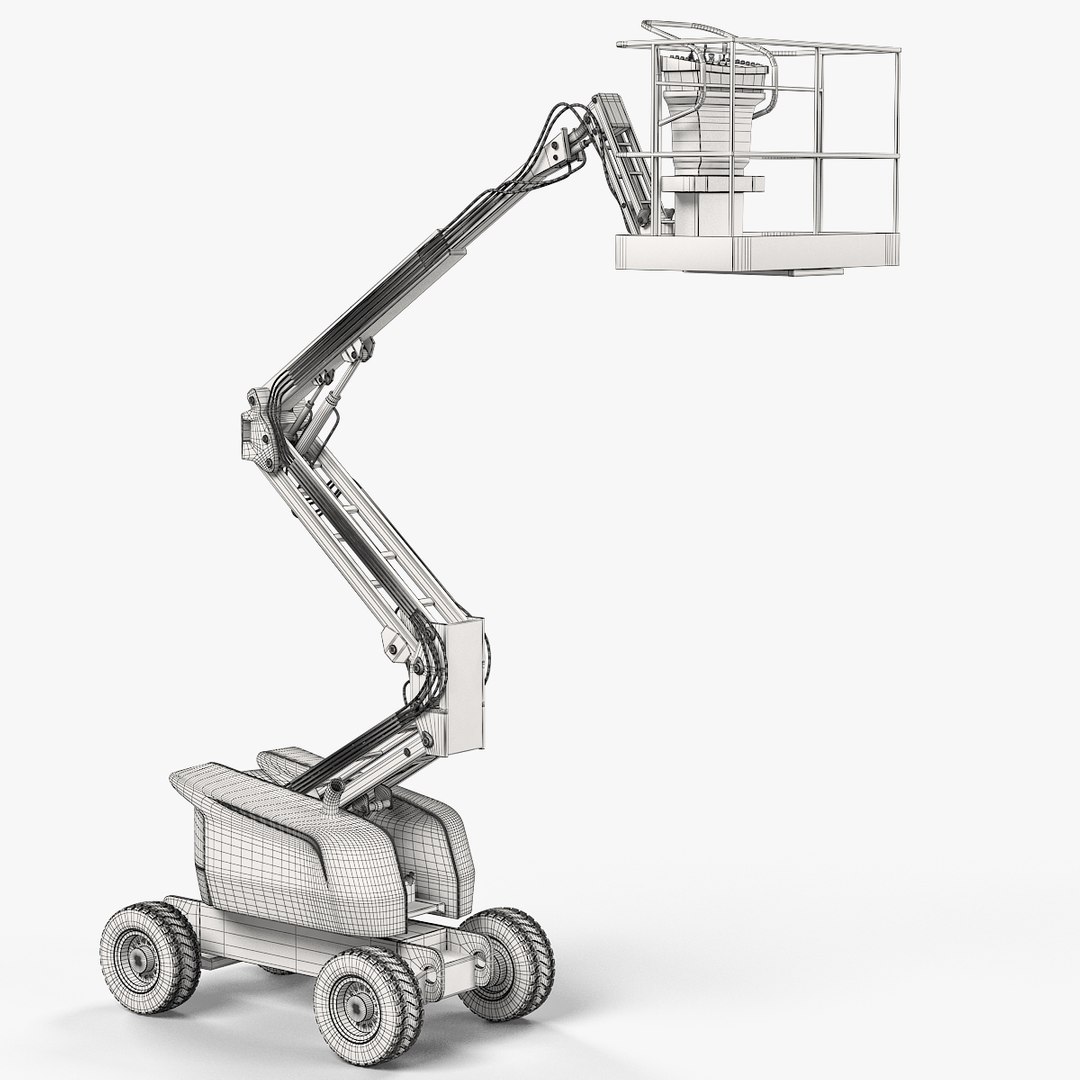 Articulating Boom Lift 450aj 3D - TurboSquid 1155094
