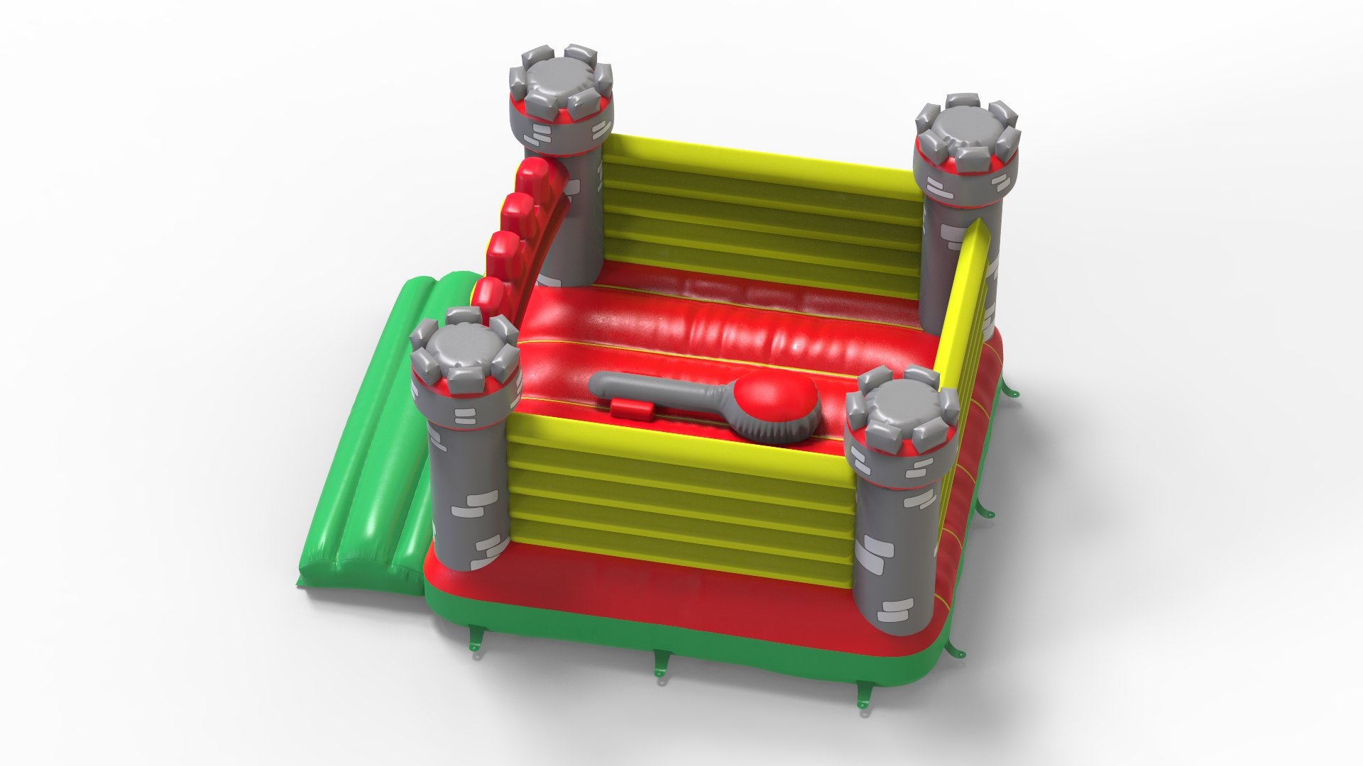 3D Model Bouncy Castle Inflated - TurboSquid 2224369