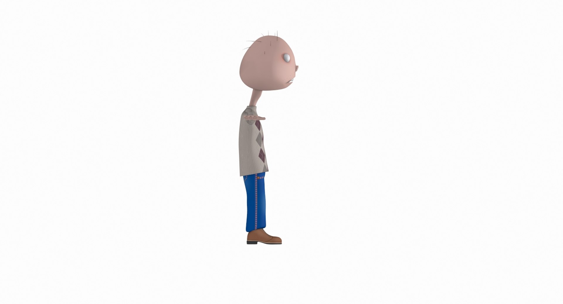 Funny Cartoon Father 3D - TurboSquid 1266196