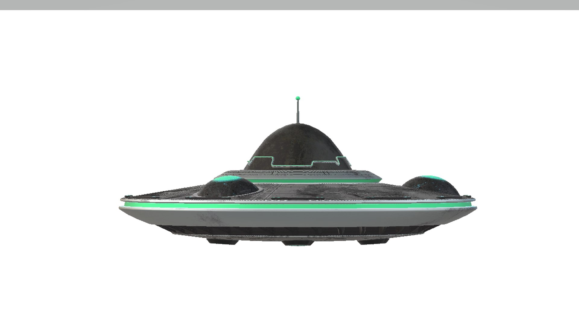 Retro Ufo 3D - TurboSquid 1236150