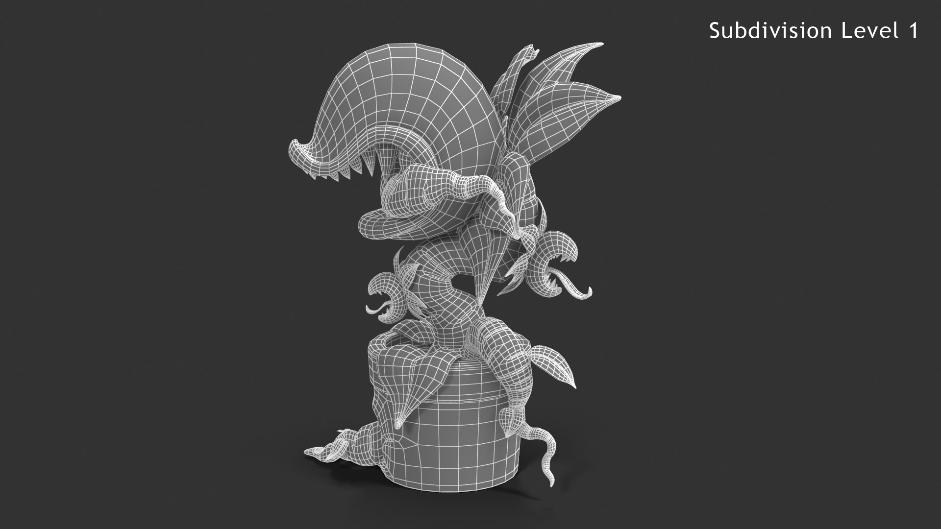 Monster plant 3D model - TurboSquid 1659799