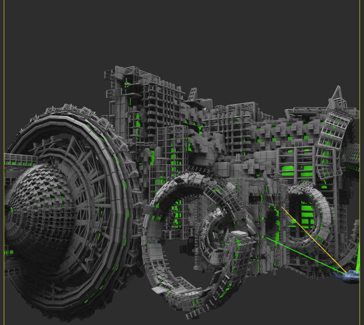 Free Scifi Nexus 3d Model