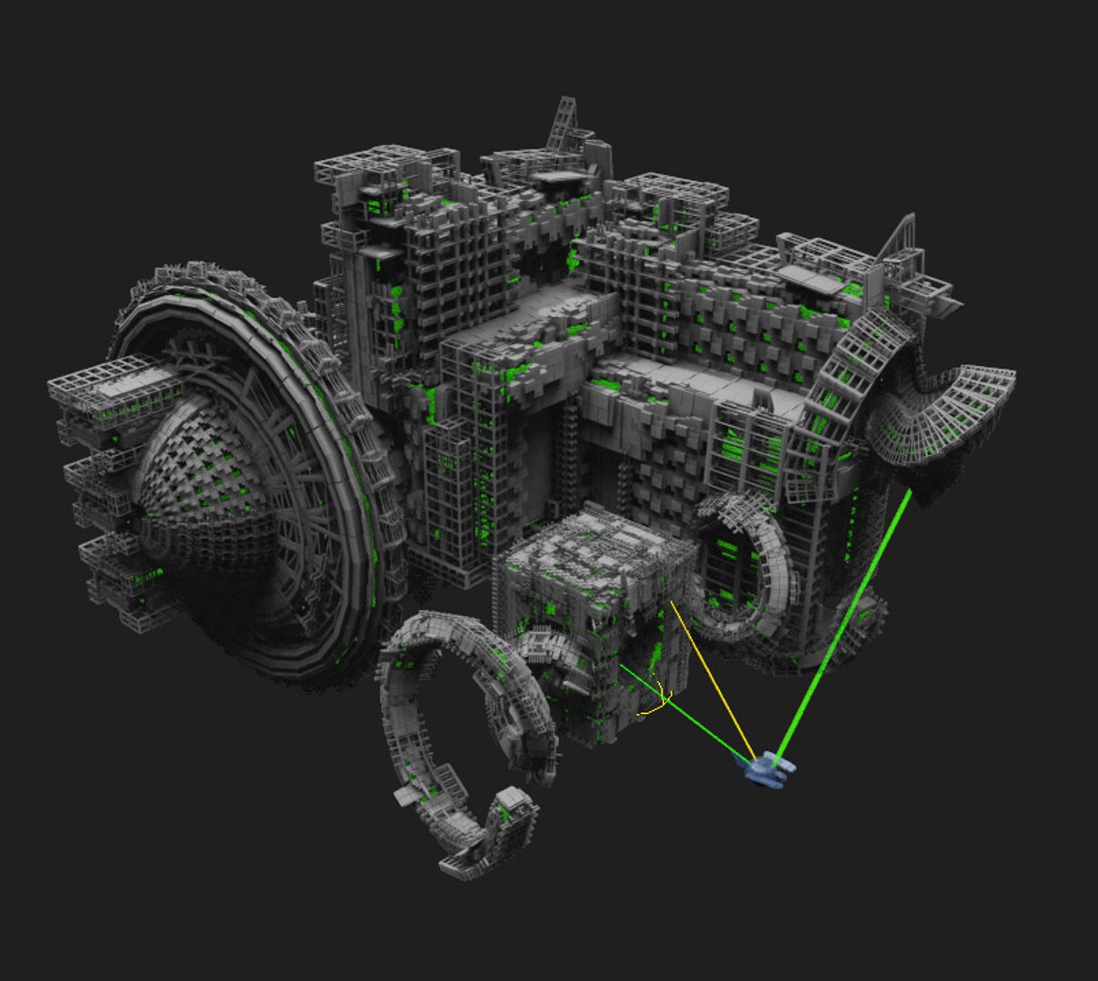 Free Scifi Nexus 3d Model