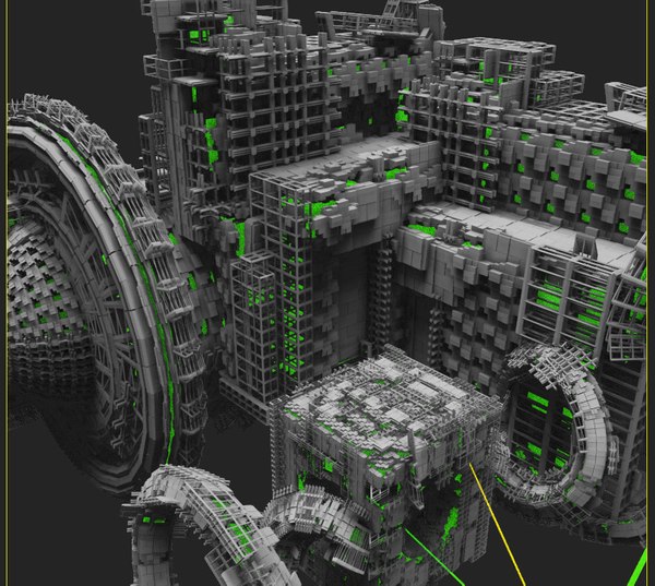 무료 SciFi Nexus 3D 모델 - TurboSquid 742665