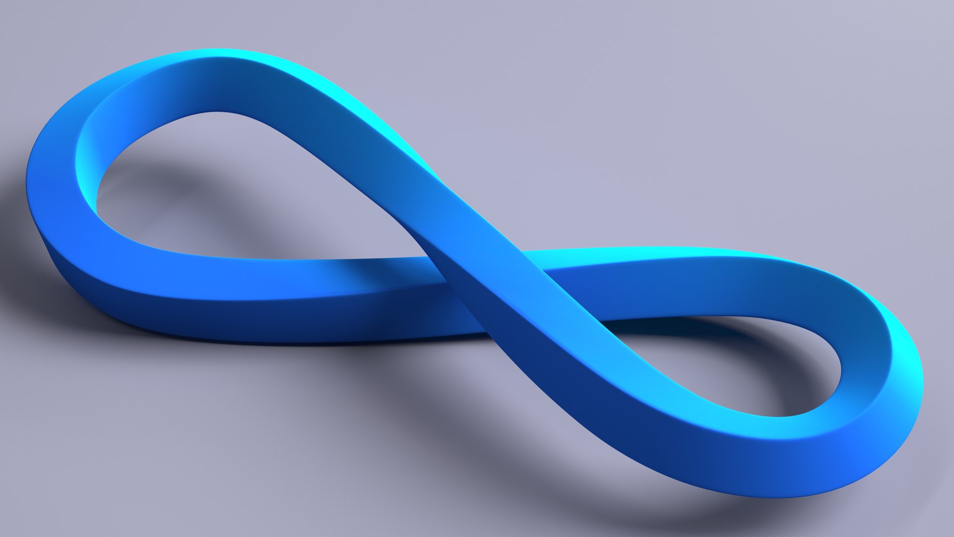 3D Eternity Loop Blue - TurboSquid 2229935