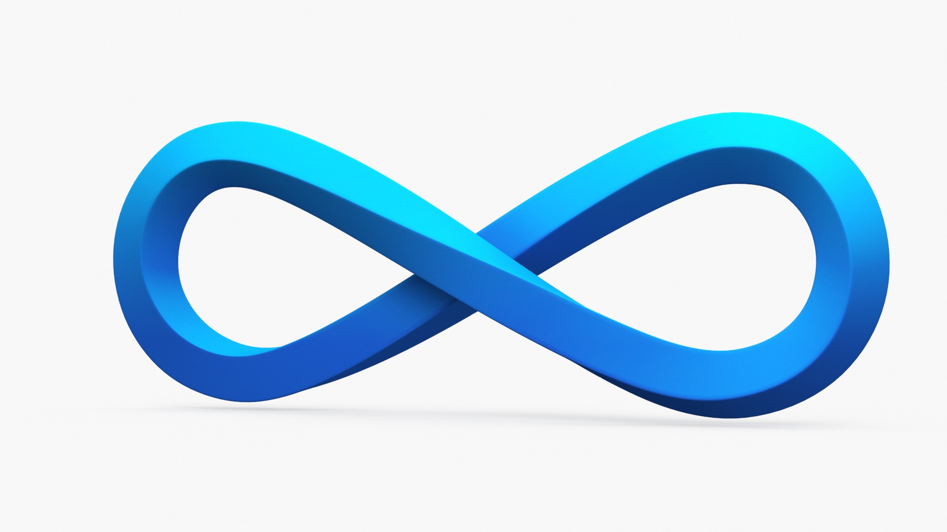 3D Eternity Loop Blue - TurboSquid 2229935