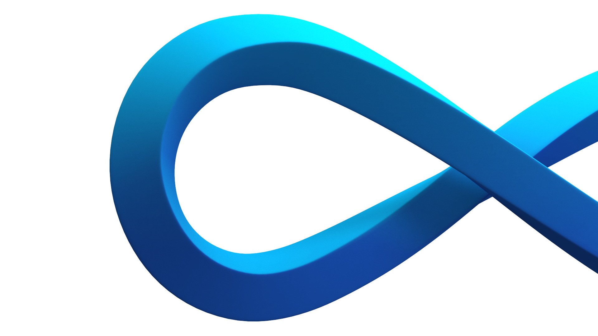 3D Eternity Loop Blue - TurboSquid 2229935