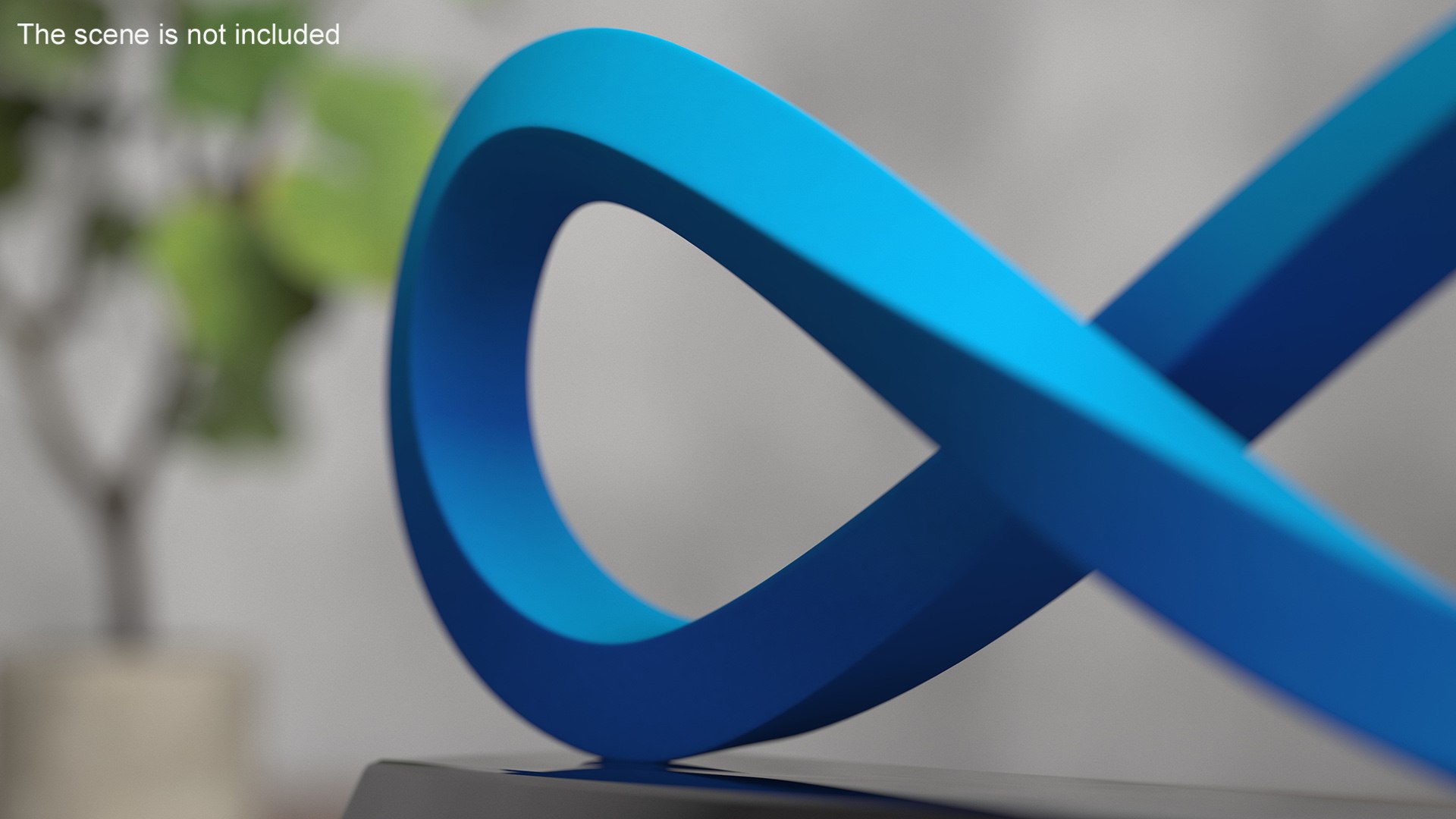 3D Eternity Loop Blue - TurboSquid 2229935