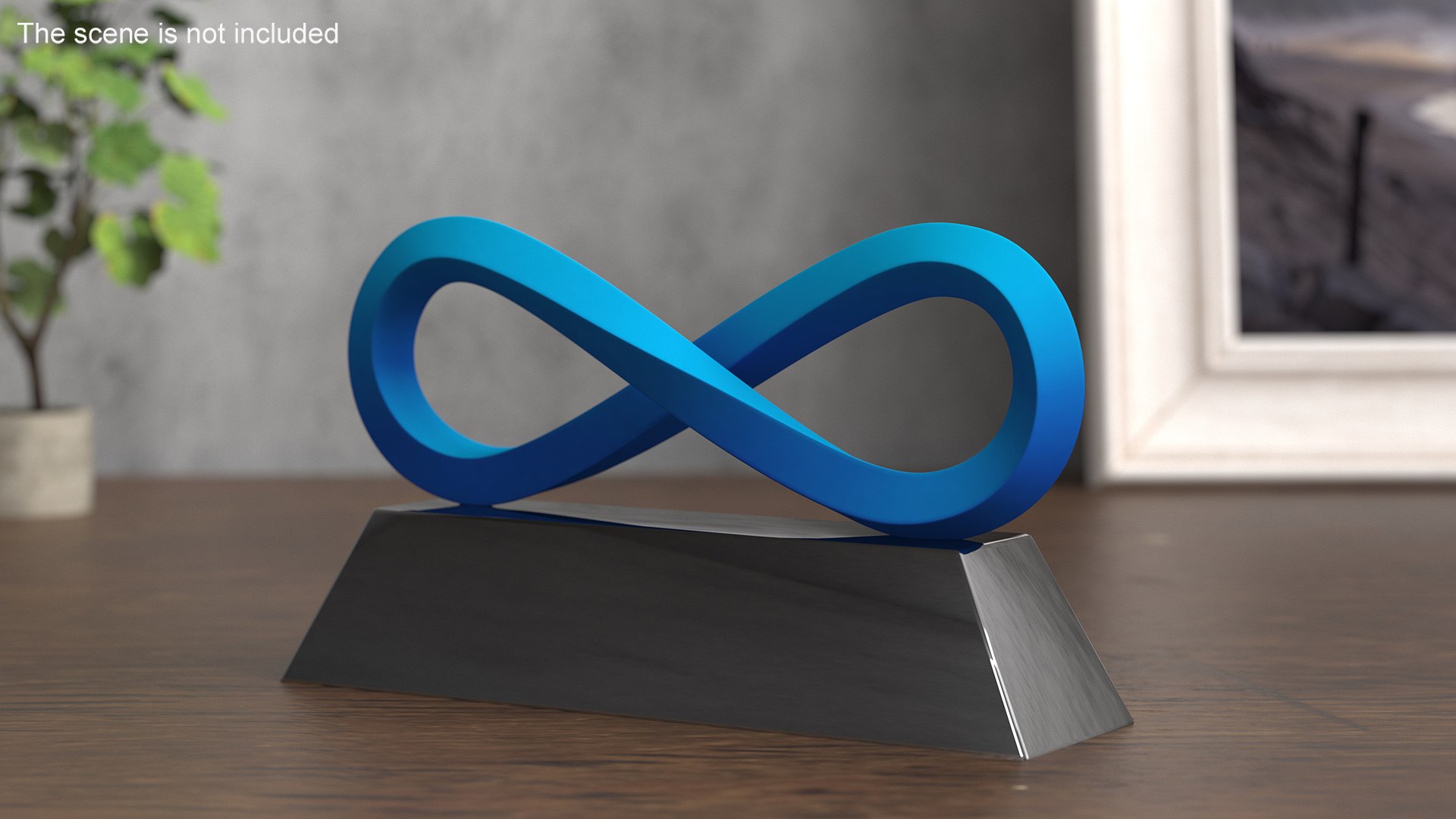 3D Eternity Loop Blue - TurboSquid 2229935