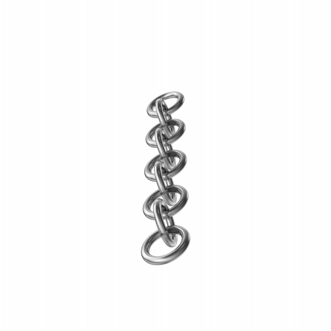 Steel Chain 3D Model - TurboSquid 2327677