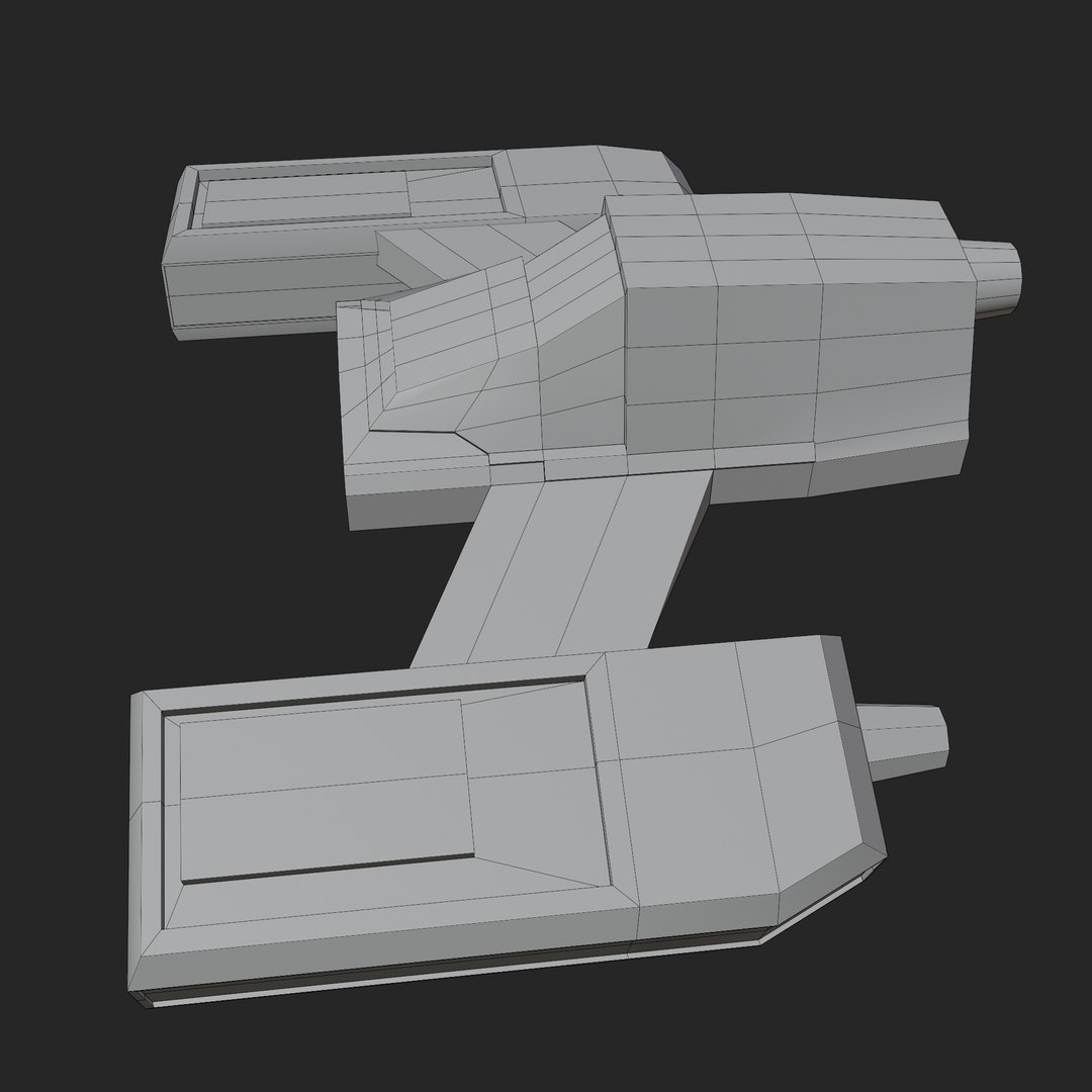 3D Sci-Fi Vehicle Low Poly model - TurboSquid 1796565