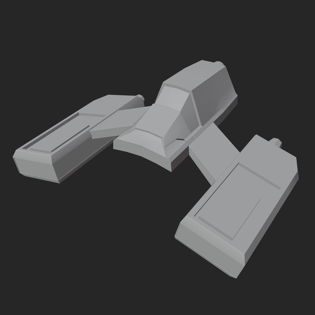 3D Sci-Fi Vehicle Low Poly model - TurboSquid 1796565