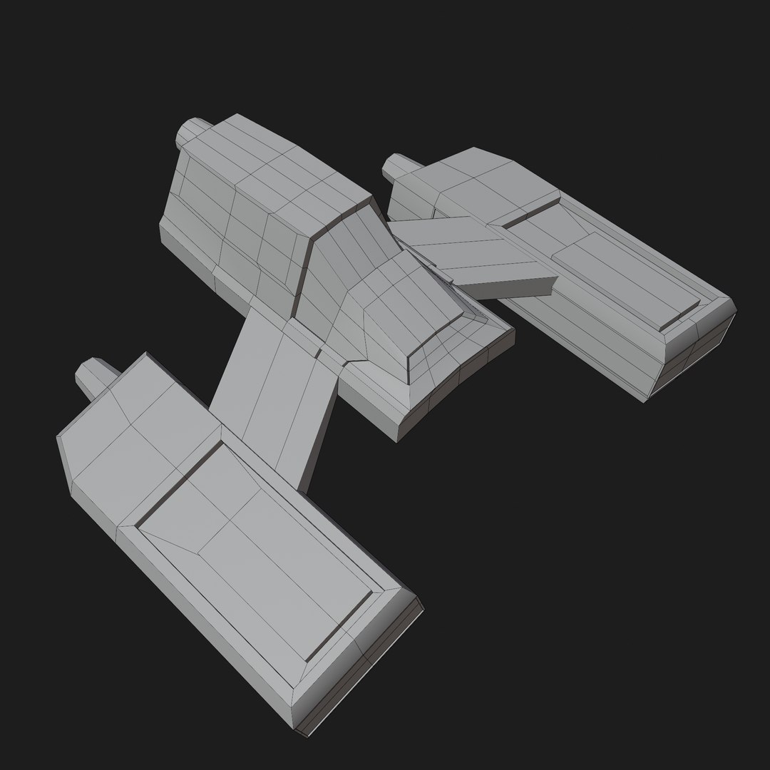 3D Sci-Fi Vehicle Low Poly model - TurboSquid 1796565