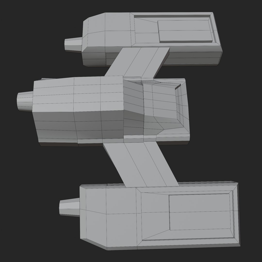 3D Sci-Fi Vehicle Low Poly model - TurboSquid 1796565