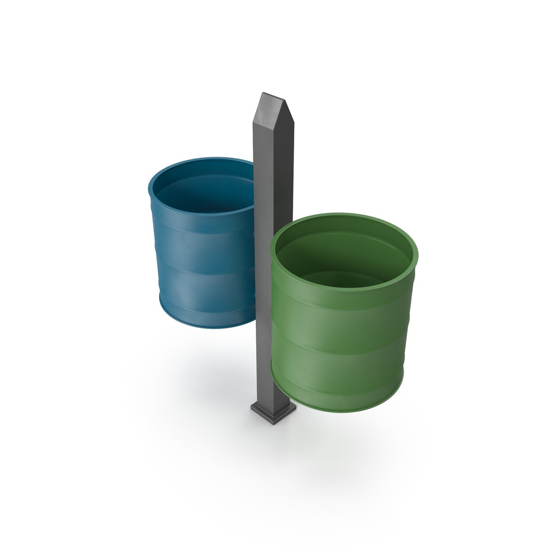 Trash Can Model - TurboSquid 1944950