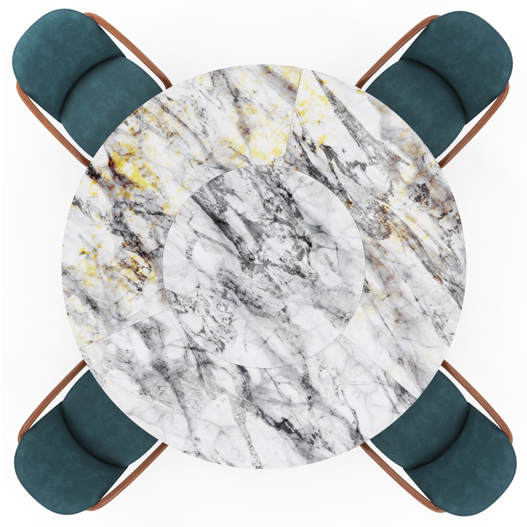 3D Ulivi Claire Table and Lise Armchair - TurboSquid 2182926