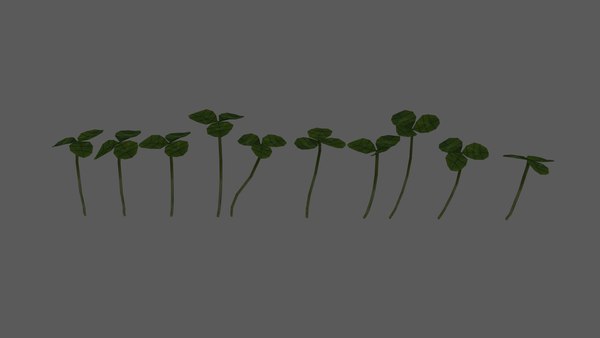 Free 3D clover asset flower model - TurboSquid 1262886