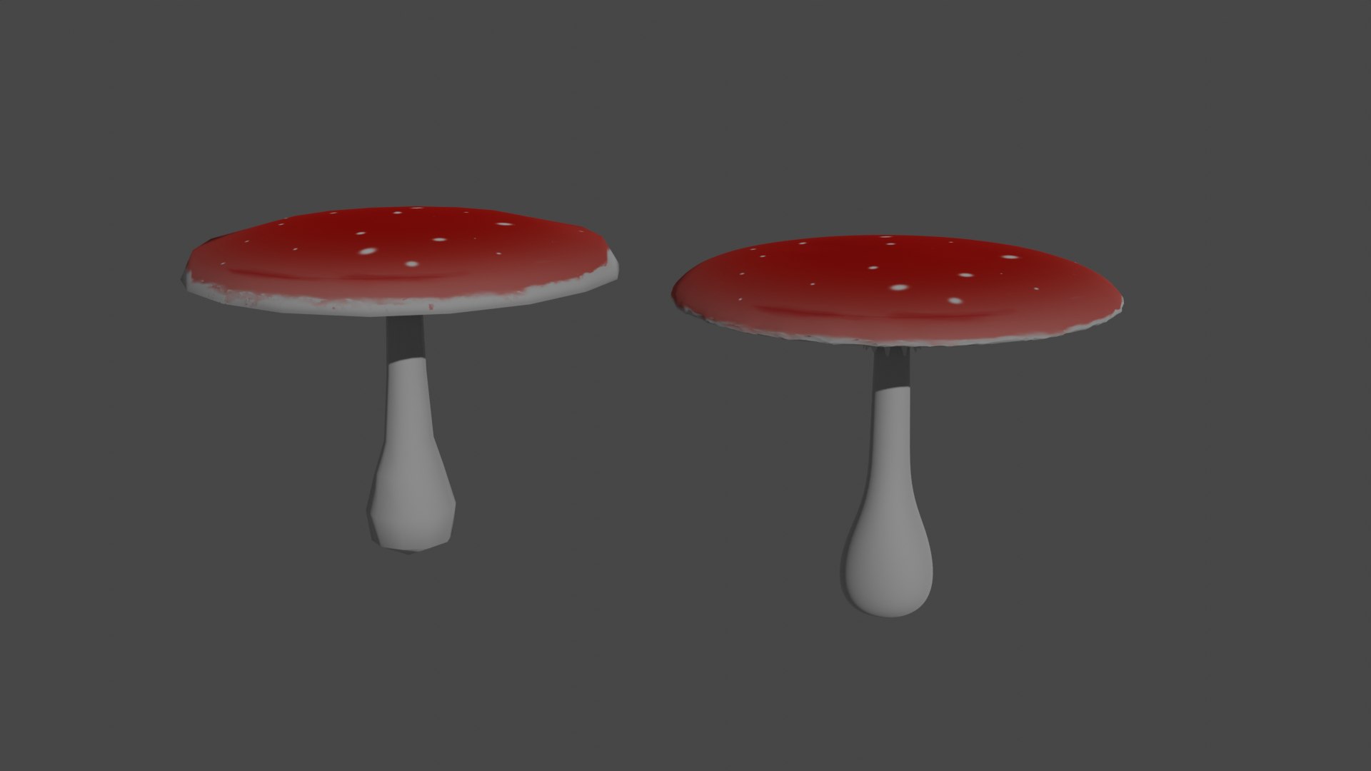3D Low Poly Mushroom Pack - TurboSquid 1960859