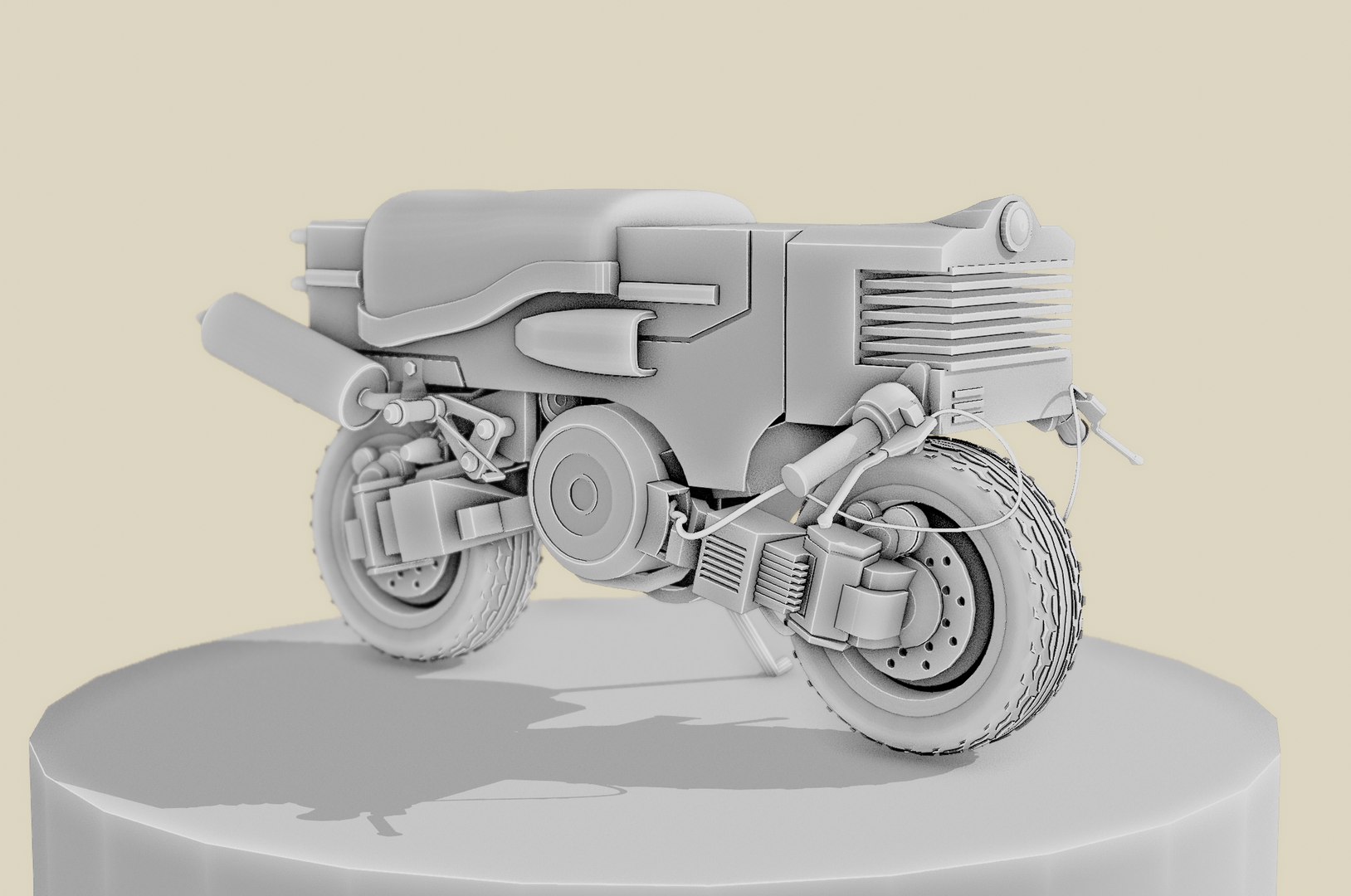 Cyberpunk Moped Vehicle 3D - TurboSquid 1993989